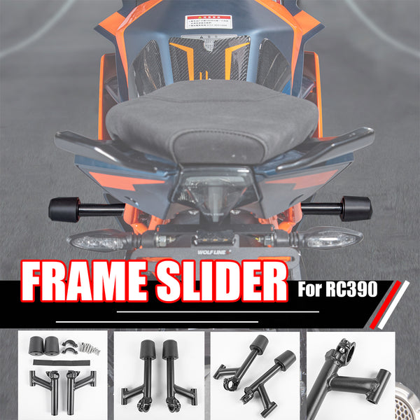 RC390 Motorcycle Frame Sliders Crash Pad Engine Guard Falling Protector ...